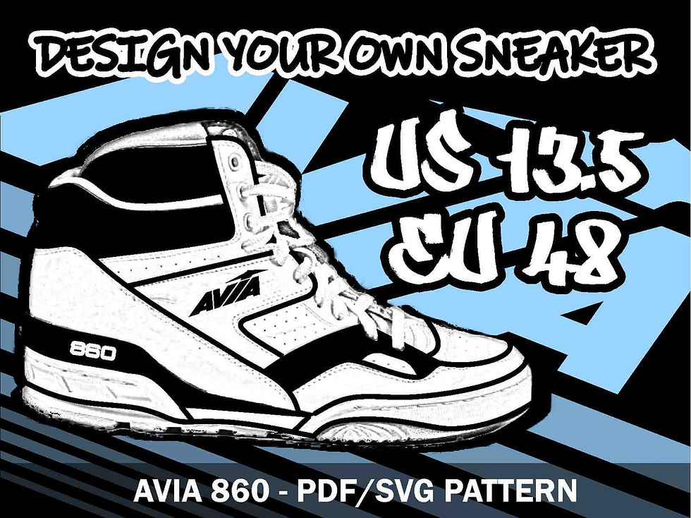 avia 860 | sneaker pattern