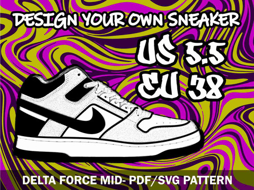 custom sneaker | sneaker pattern