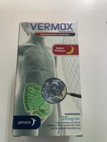 Vermox kids suspension 30ml | ECO PHARMA SHOP
