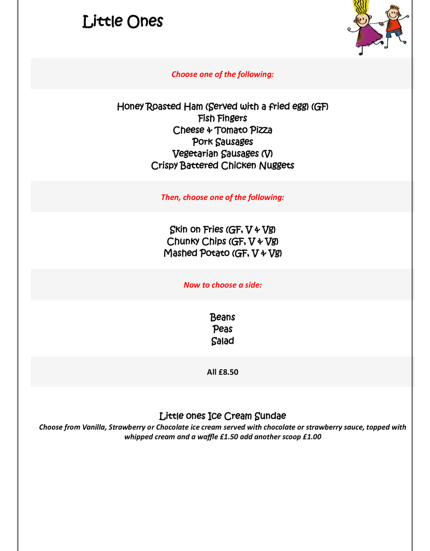Menu | The Chiverton Arms