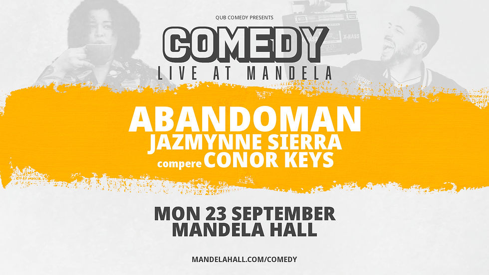 Mandela Hall | Live Music and Comedy Venue | Belfast, Northern Ireland