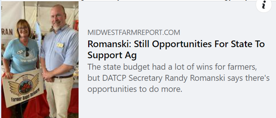 Mid-West Farm Report: Still Opportunities For State To Support Ag