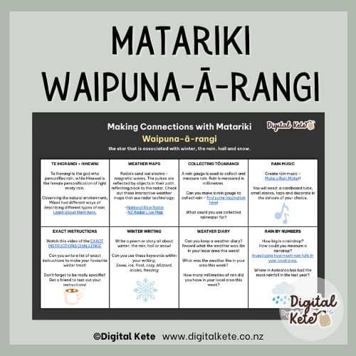 Waipuna-ā-rangi Task Board | Digital Kete