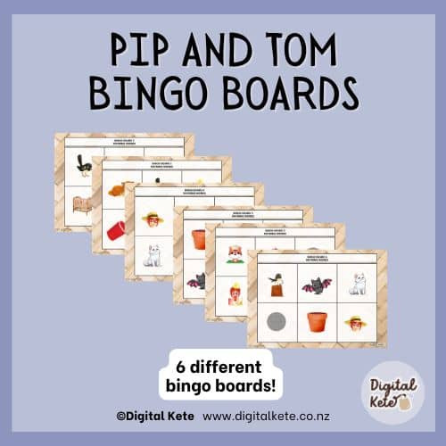 Pip and Tom - Bingo Boards | Digital Kete