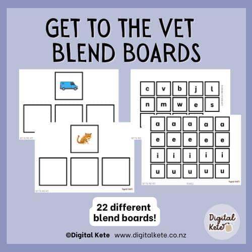 Get to the Vet - Blend Boards | Digital Kete