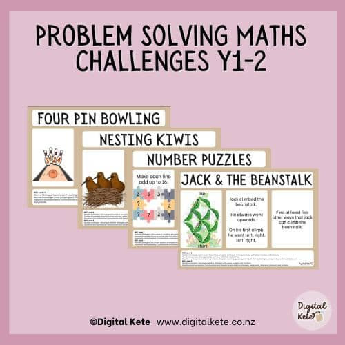 Problem Solving Maths Challenges Y1-2 | Digital Kete