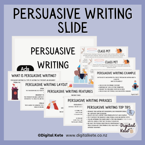 Persuasive Writing Slide | Digital Kete
