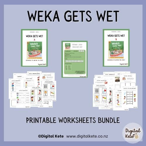 Weka Gets Wet - Reading Response Resource | Digital Kete