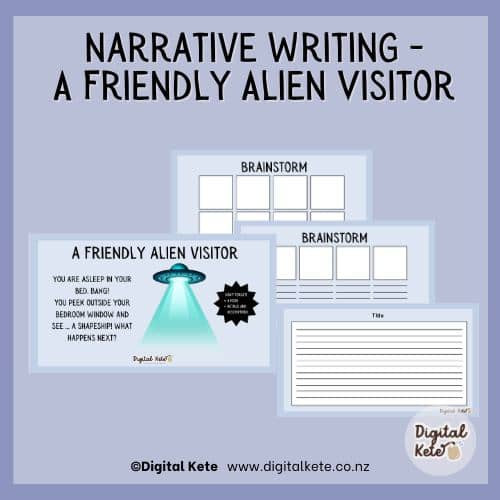 Narrative Writing - A Friendly Alien Visitor | Digital Kete