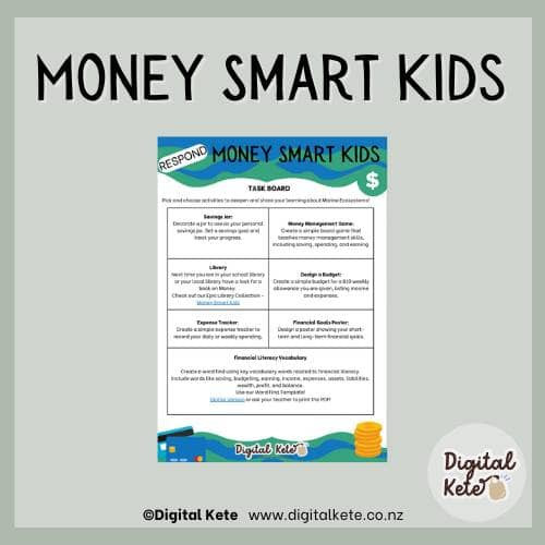 Money Smart Kids Taskboard | Digital Kete