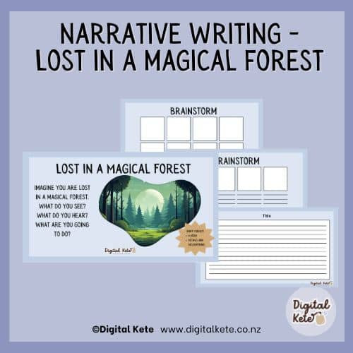 Narrative Writing - Lost in a Magical Forest | Digital Kete