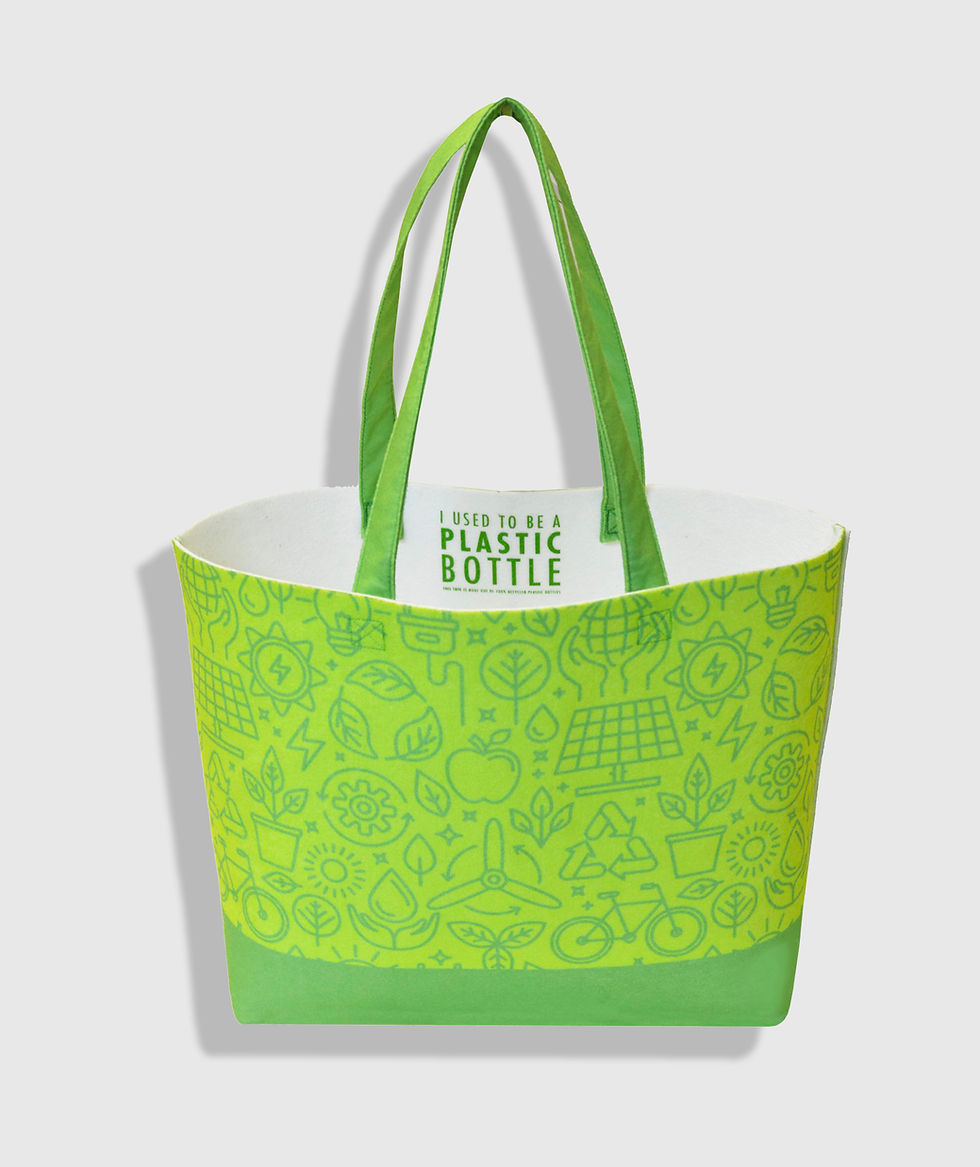100% Recycled Felt Tote Sublimated | LBU inc
