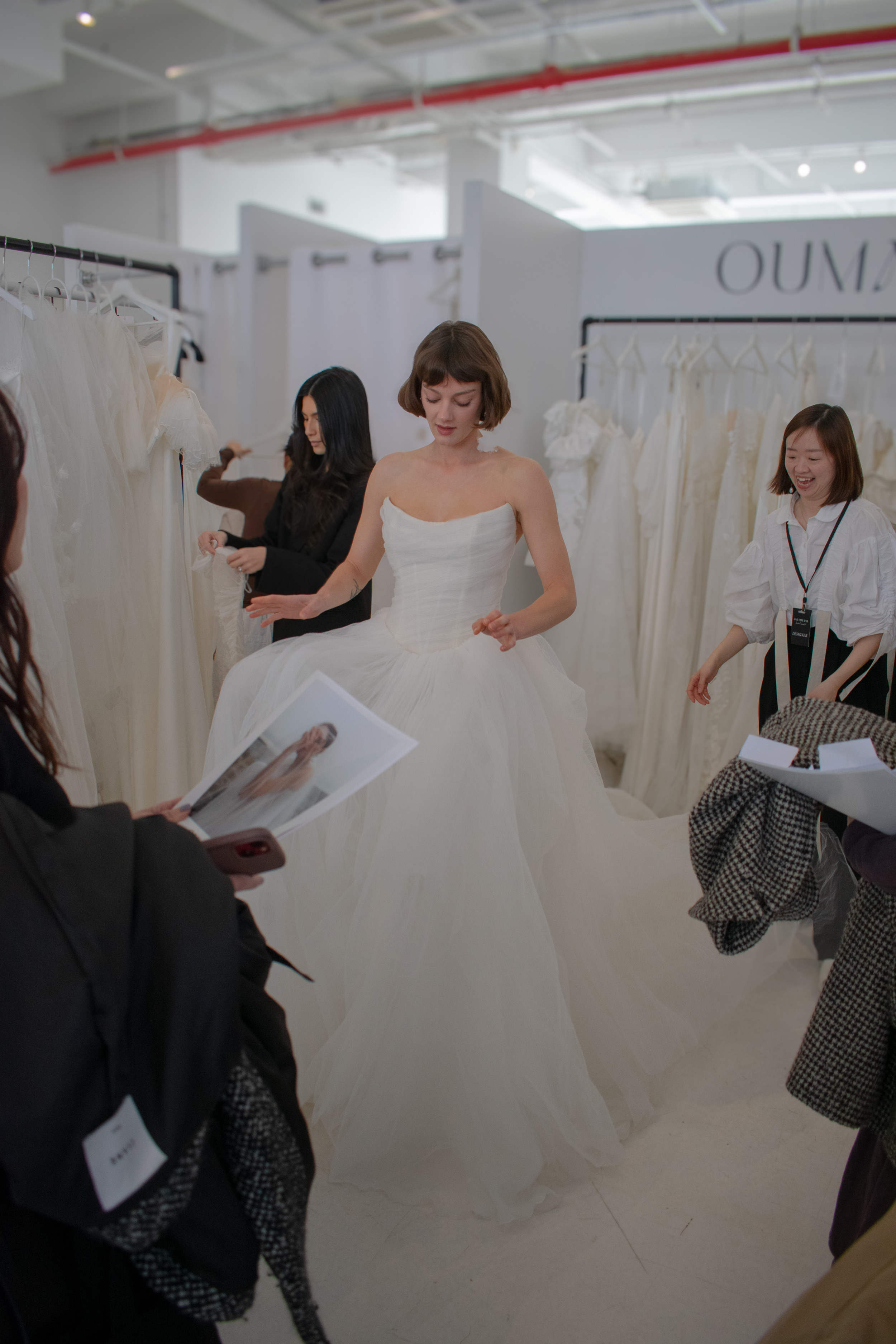 OUMA: Sustainable Designer at NYBFW - One Fine Day Bridal Market.