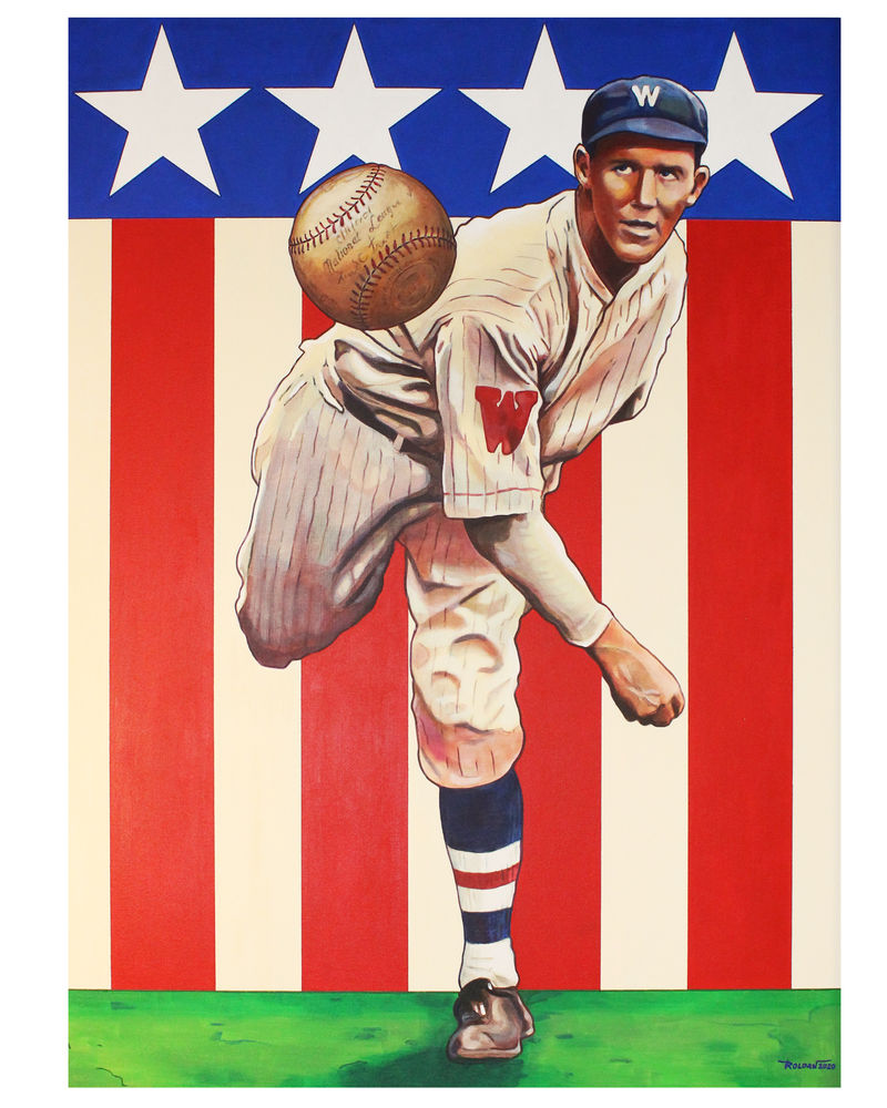 "Golden Age" Vintage baseball murals on Canvas by Brushdecor