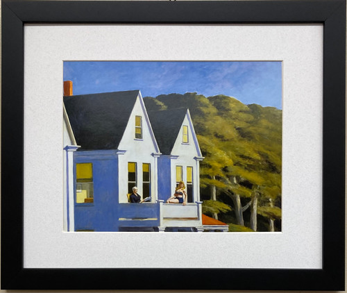 Edward Hopper "Second Story Sunlight 1960" Newly CUSTOM FRAMED Art ...