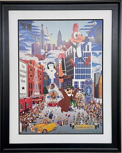 Melanie Taylor Kent "Thanksgiving" FRAMED Vintage Poster New York City ...