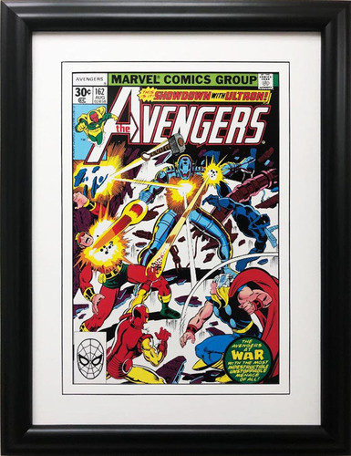 Marvel "The Avengers Showdown with Ultron" #162 Framed Comic Book ...
