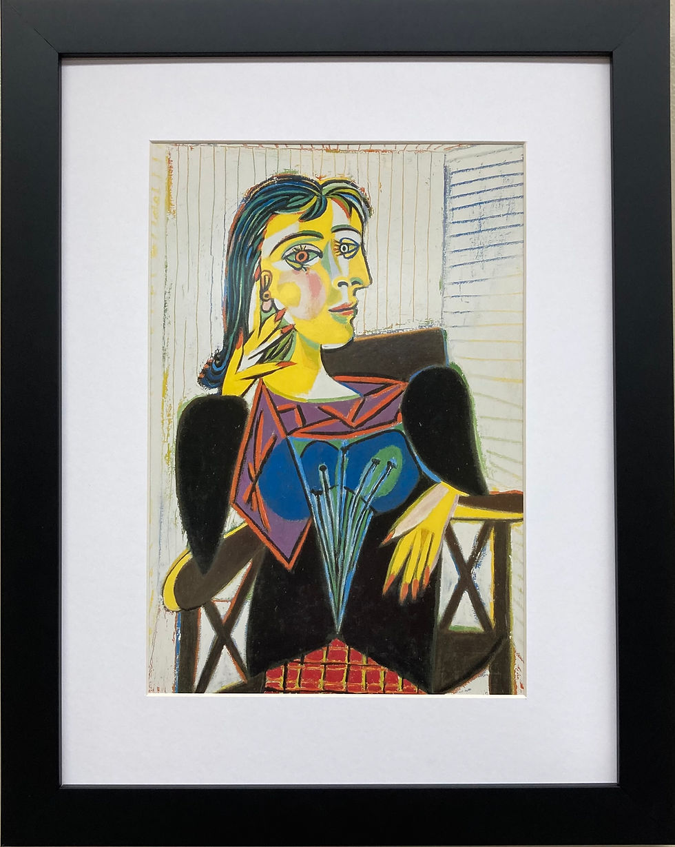 Pablo Picasso "Portrait of Dora Maar 1937" FRAMED Art Print Cubism ...