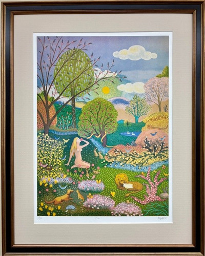 Gloria Deppert "Eve" FRAMED Art Signed & # Art Biblical Religious ...