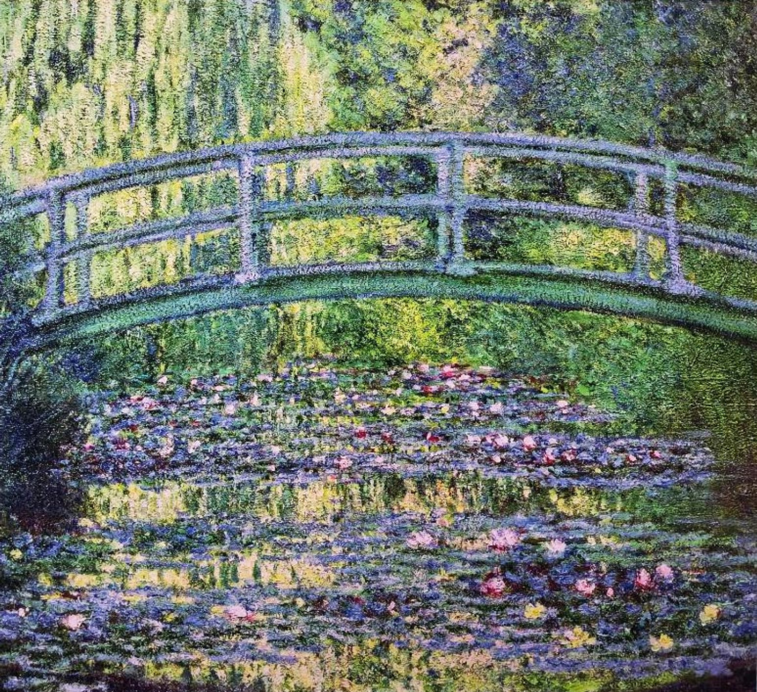 Claude Monet Water Lily Pond Japanese Bridge 1899 FRAMED ART Claude Monet Water Lily Pond Japanese Bridge 1899 FRAMED ART