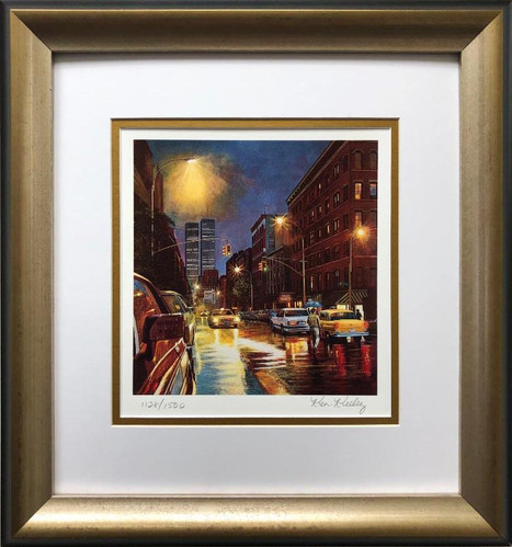 Ken Keeley "Prince Street" Hand Signed & # FRAMED Art | Marlin Art 8/2/21