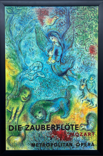 Marc Chagall "Metropolitan Opera Mozart" Rare Custom Framed Art NEW ...