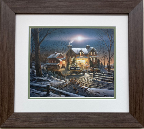 Terry Redlin "Any Crown Thy Good w/ Brotherhood" Custom Framed Rural ...