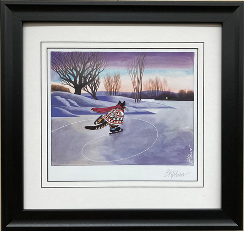 Bernard Kliban "Ice Skater Cat" Newly Framed Art Print Cartoon Cats ...