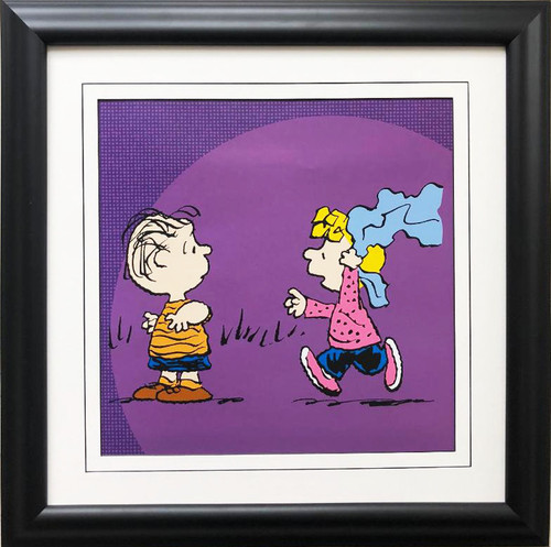 Charles Schulz Peanuts "Sally and Linus" NEW CUSTOM FRAMED ART | Marlin ...
