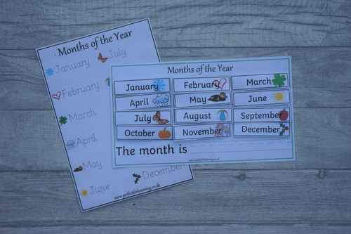 Months of the Year Ordering and Handwriting Activity | Perfect for Learning