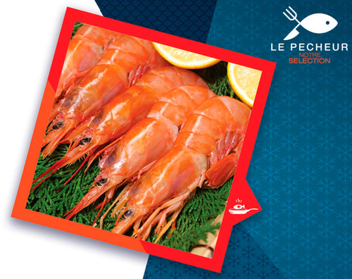 Crevettes sauvages entières d’Argentine surgelées | Le Pêcheur
