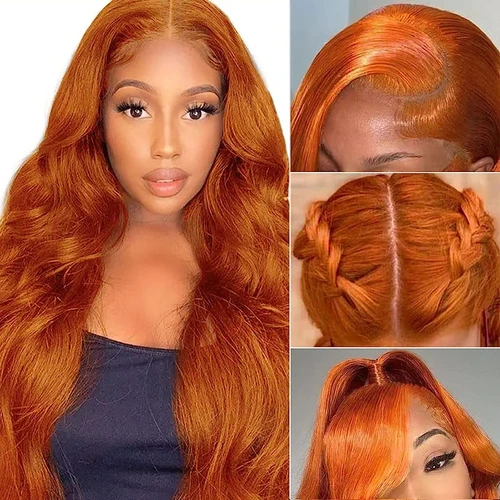 Full Frontal Color #350 and 99J Wig Straight | Best Girl Hair