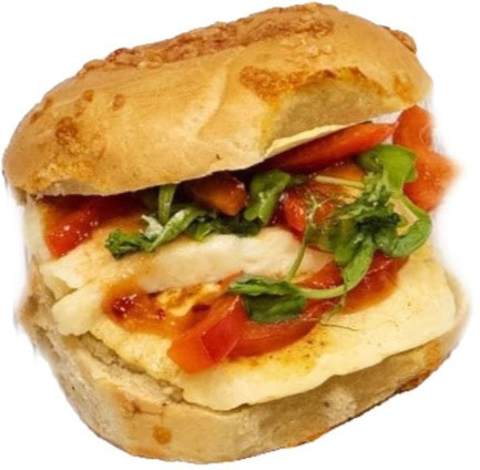 Halloumi, Red Pepper & Rocket Bagel | The Bagel Deli