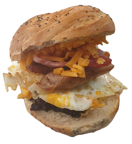 Breakfast Stack Bagel | The Bagel Deli