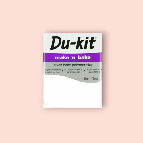 Du-Kit Polymer Clay 50g - White | Finesse Mediums