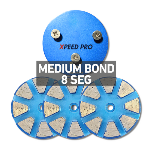 3" Diamond Puck Medium Bond (SASE Type)-8seg | Xpeed Pro