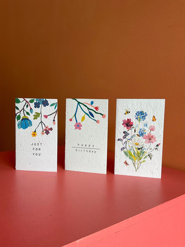 Paper Go Round Cards | flowers-naturally