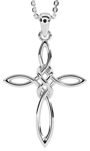 Infinity Celtic Cross Necklace | Bell Brick & Candle