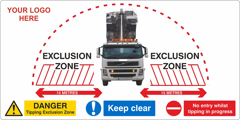 Tipping Exclusion Zone Signs