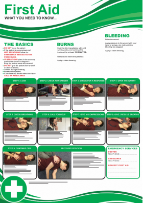 First Aid Poster | gsbsigns