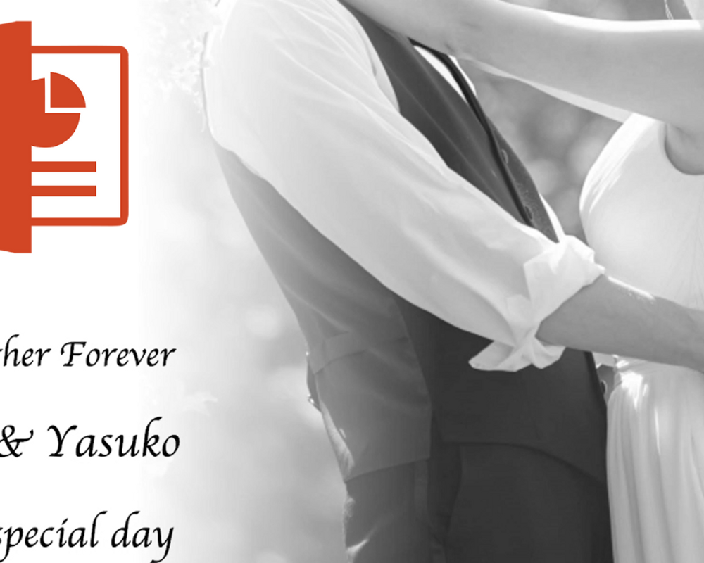 パワーポイントで結婚式のオープニングムービーを作成しよう！ | Pluski