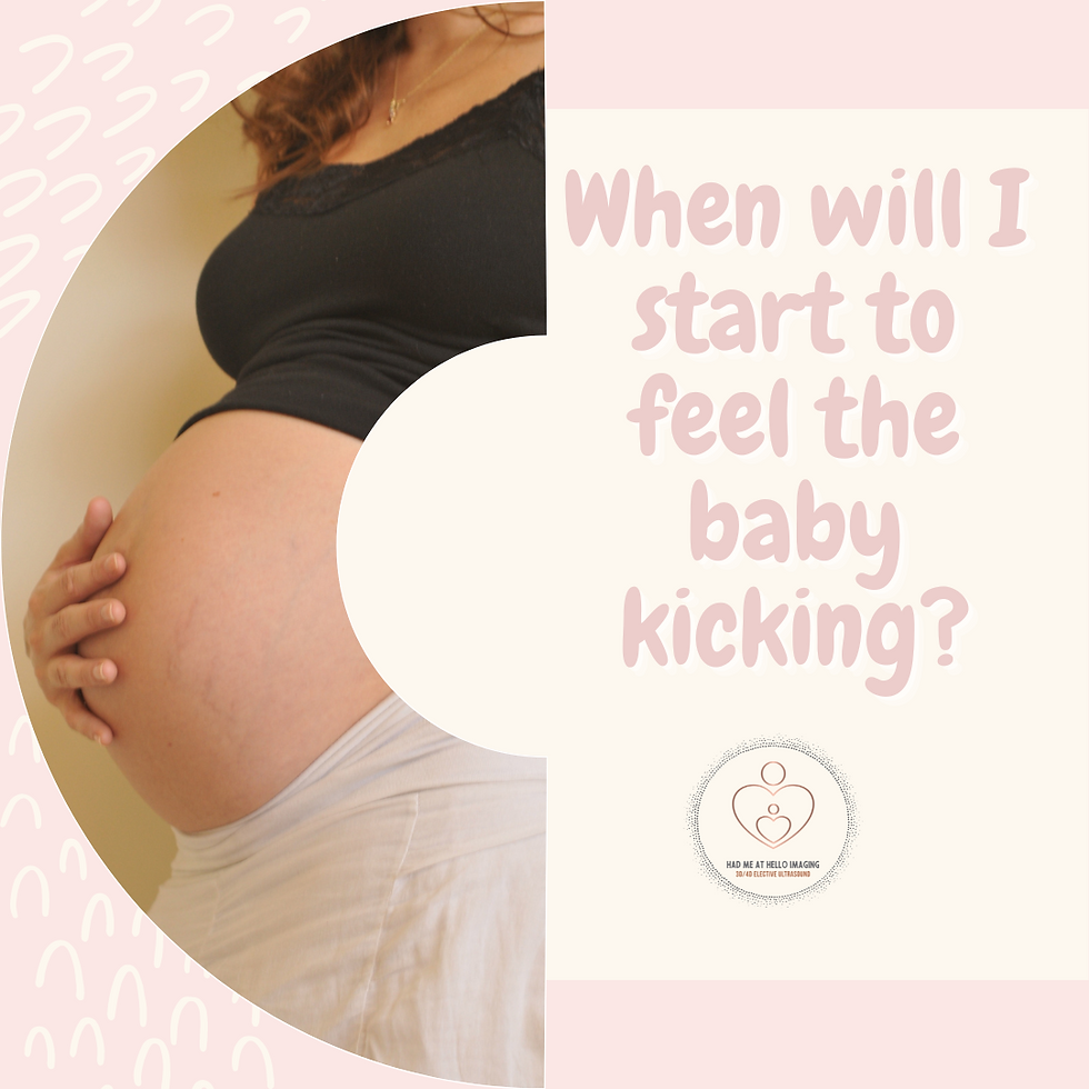 "What did I just feel? Baby kicks or something else" as you confused.