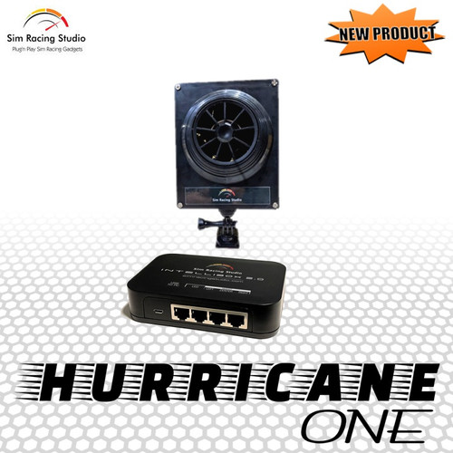SRS "Hurricane One" Power Wind Kit | Sim Racing Studio