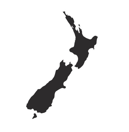 NZ Map Wall Art - Natural Steel | metalworkswanaka