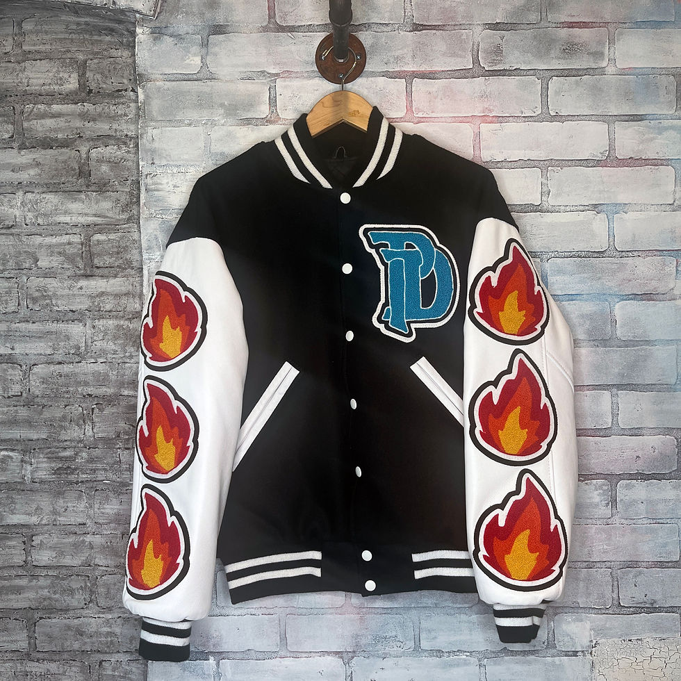 Paper Dragons Fire Varsity Jacket: Prototype | Huckmade.com