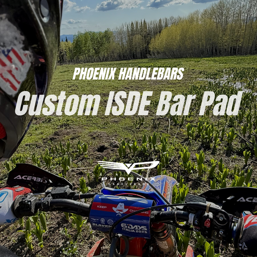 Custom Keep Charging ISDE Bar Pad | Max Off-Road