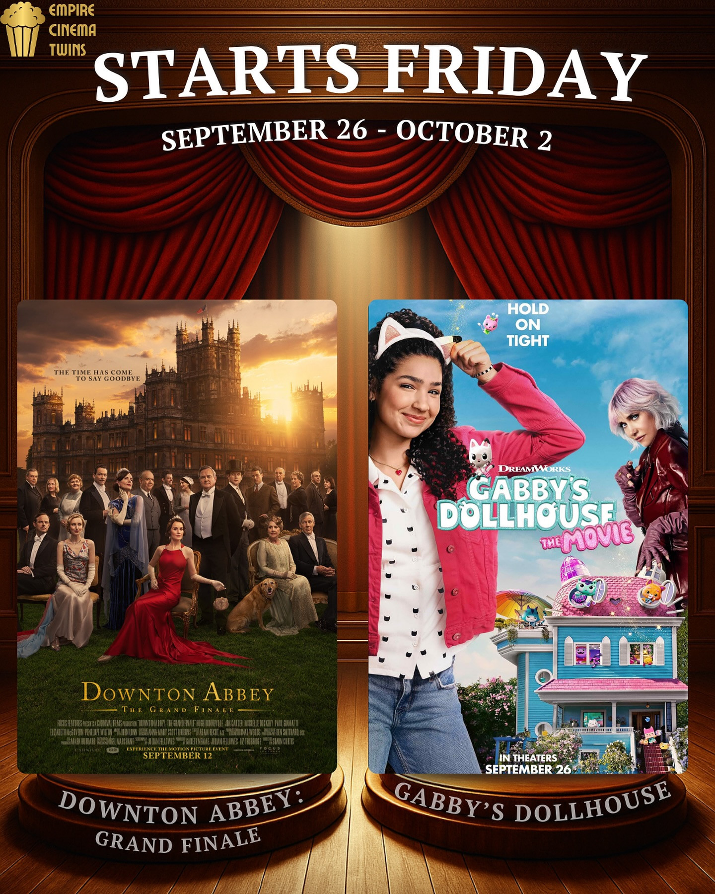 Empire Cinema Twins Movies: Sept 26-Oct 2 | CJTT FM