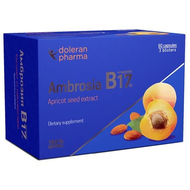 Амброзия Амигдалин B17 x 60 капсули | Zara Pharmacy