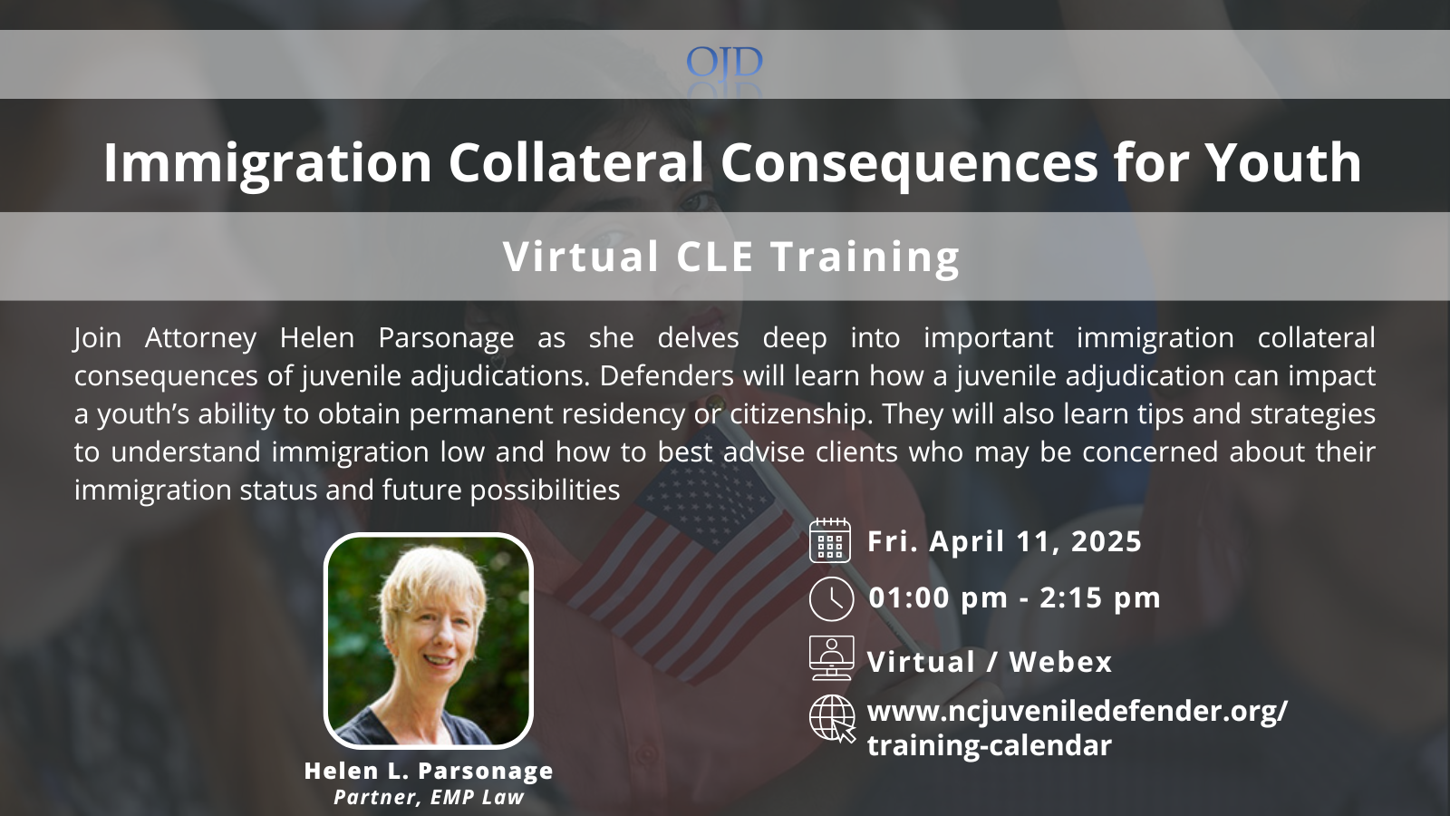 Immigration Collateral Consequences For Youth Cle Ojd