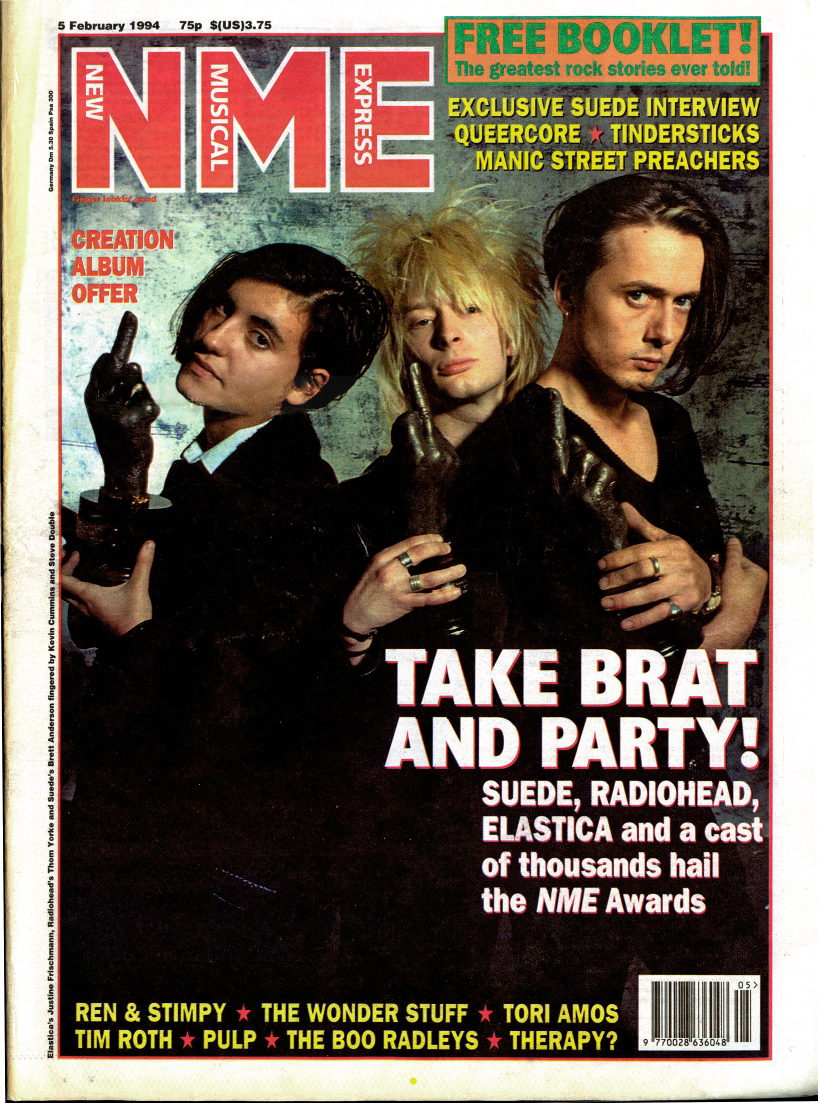 THE BAND THAT ROCKS THE STABLE, NME 1994